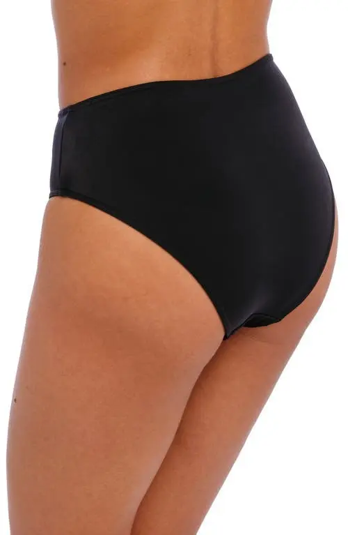 Freya Jewel Cove High-waisted Bikini Bottom - Plain Black