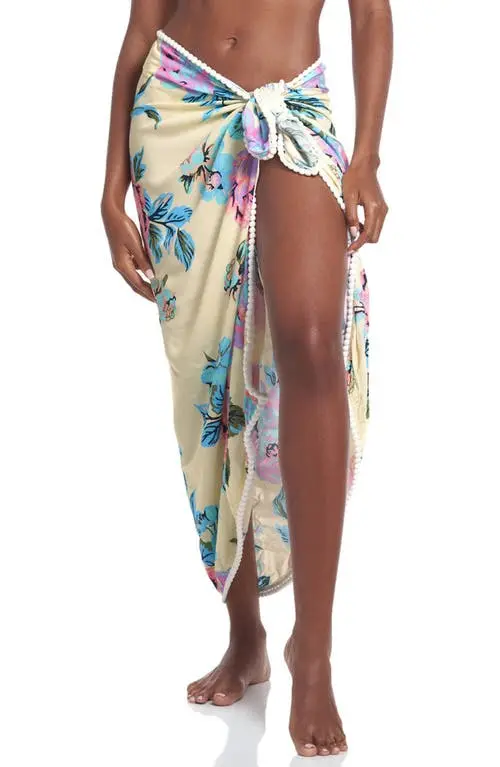 MAAJI Floral Wrap Cover-up Skirt - Yellow