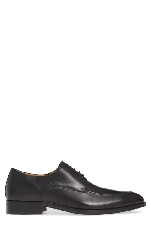 Mezlan Moc Toe Derby - Black Leather
