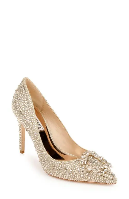 Badgley Mischka Cher Ii Pointed Toe Pump - Platino