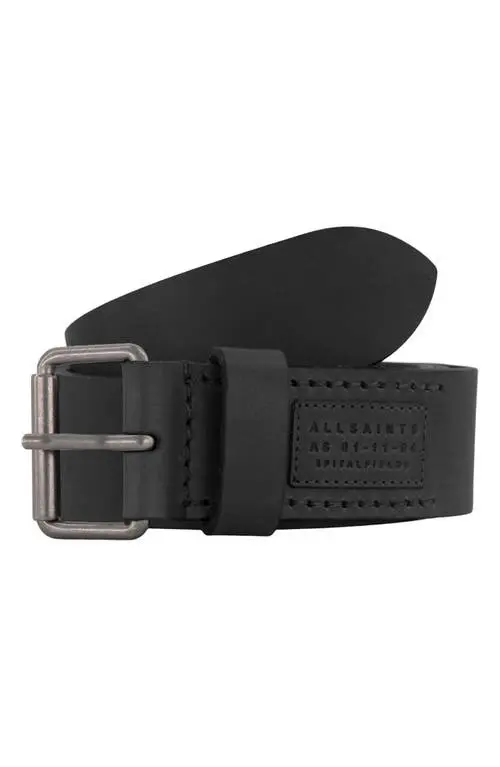 ALLSAINTS Leather Belt - Black