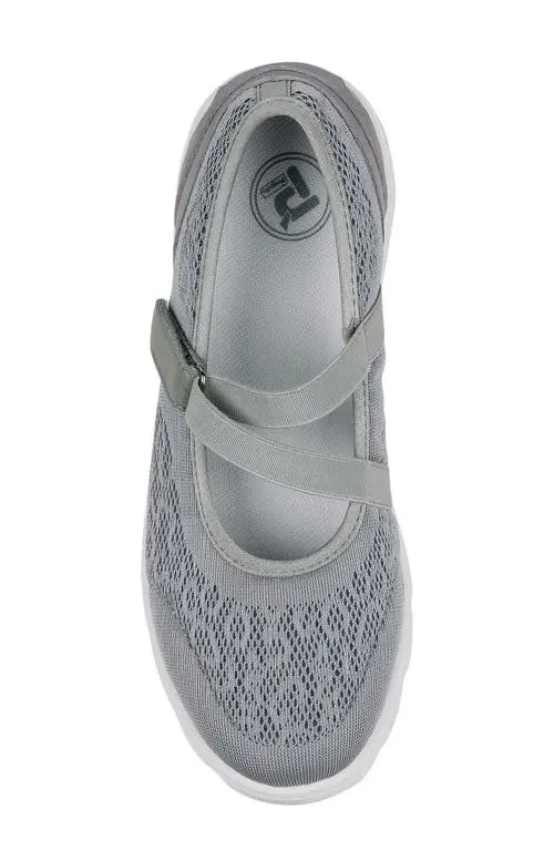 PROPET Travelactiv Mary Jane Sneaker - Silver Fabric