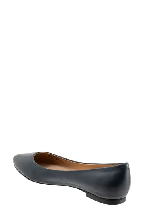 Trotters Estee Ballet Flat - Navy