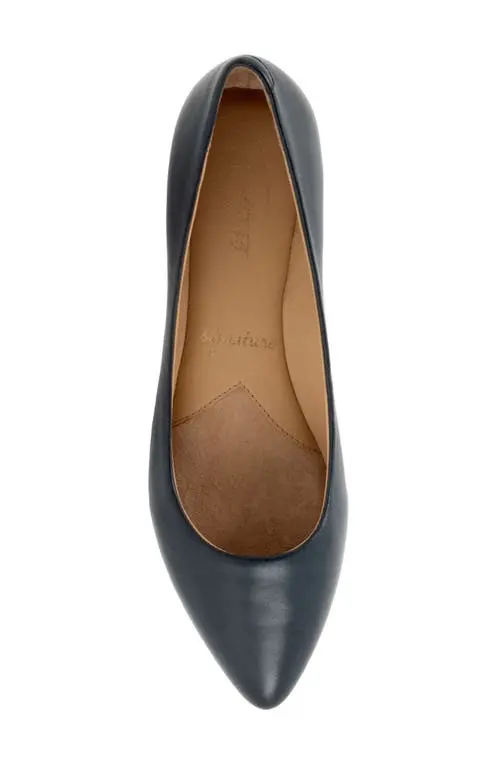 Trotters Estee Ballet Flat - Navy