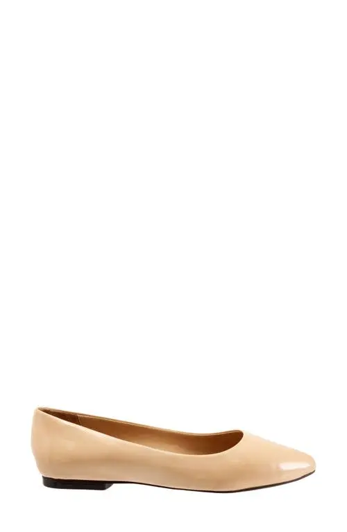 Trotters Estee Ballet Flat - Nude Patent