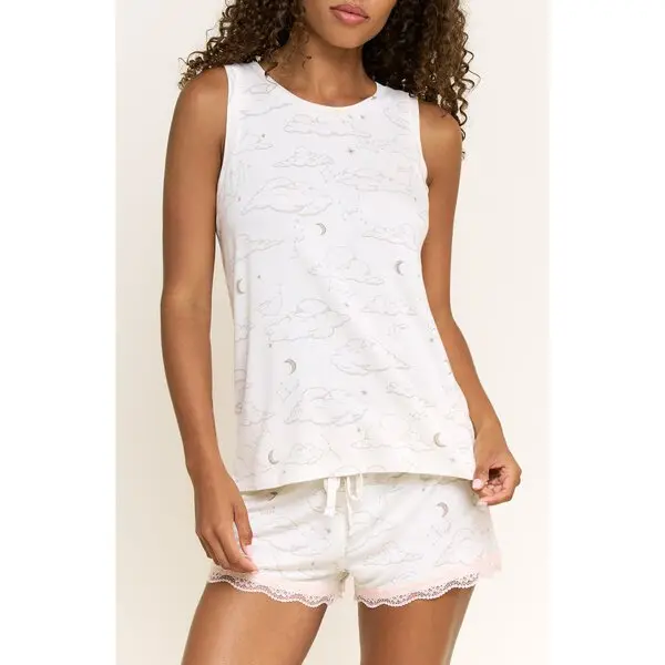 Honeydew Intimates Intimates All American Shortie Pajamas - Marshmellow Clouds