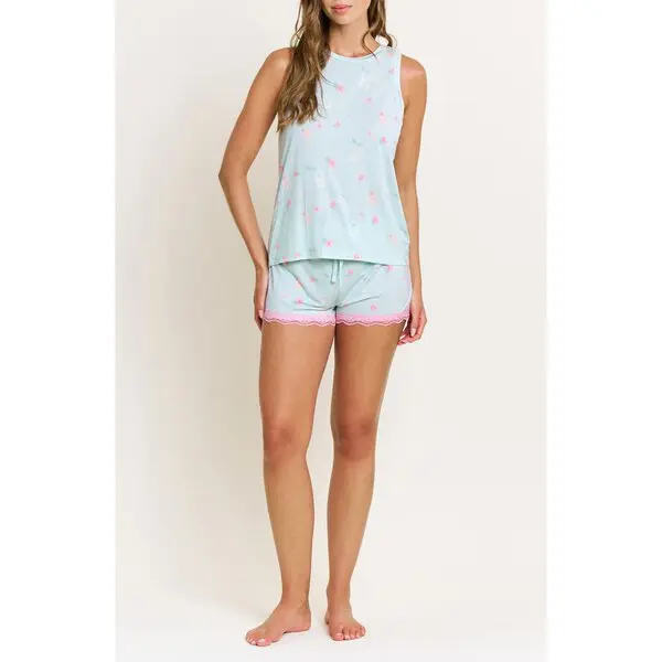 Honeydew Intimates Intimates All American Shortie Pajamas - Mint Mojito Bliss