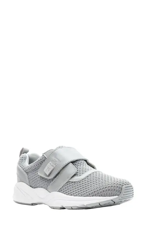 PROPET Stability X Strap Sneaker - Light Grey Fabric