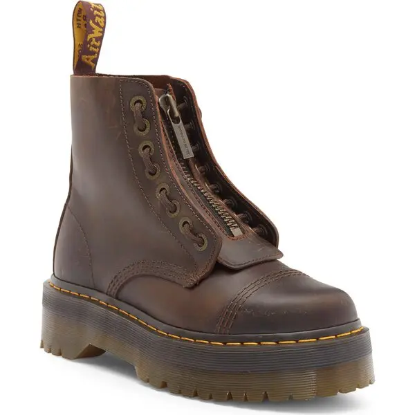Dr. Martens Sinclair Platform Bootie - Brown