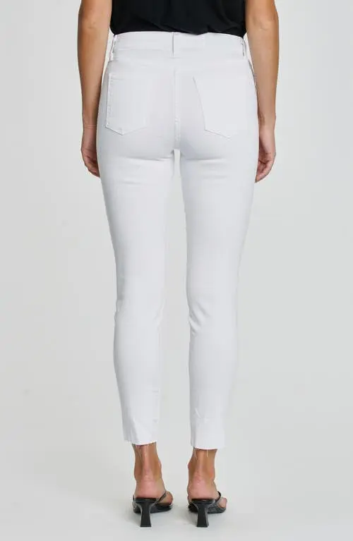 PISTOLA Aline High Waist Raw Hem Skinny Jeans