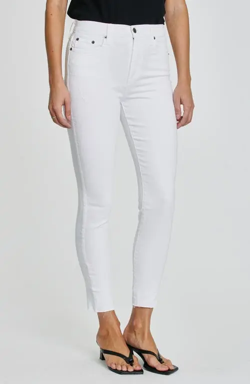 PISTOLA Aline High Waist Raw Hem Skinny Jeans
