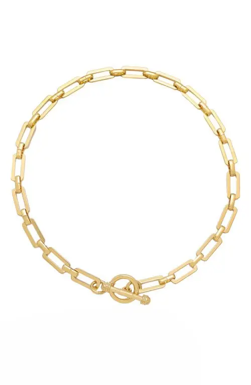 Ettika Rectangle Chain Necklace - Gold