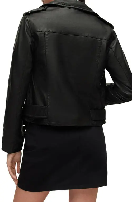 ALLSAINTS Balfern Leather Biker Jacket - Black