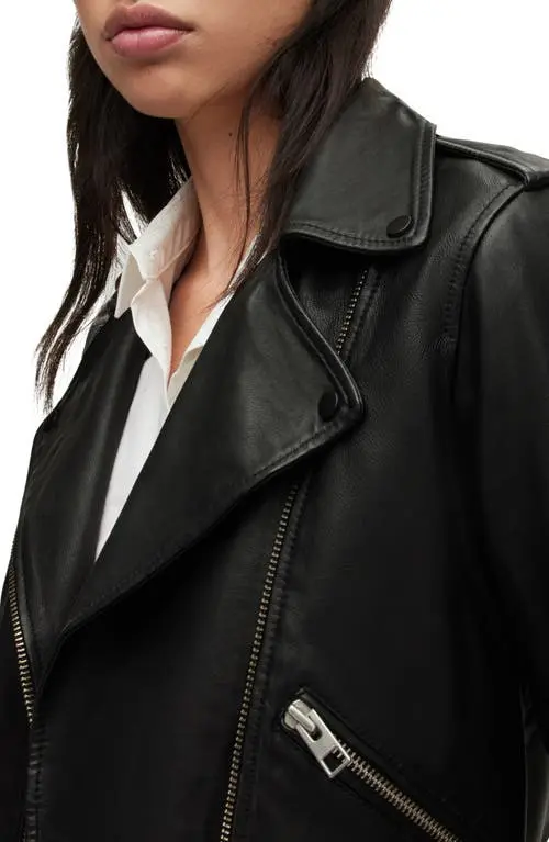 ALLSAINTS Balfern Leather Biker Jacket - Black