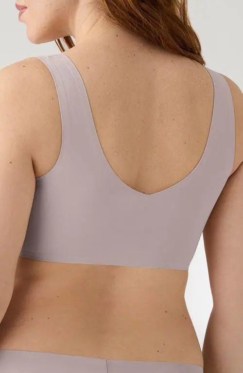 TRUE & CO Body Lift V-neck Bralette - Mink