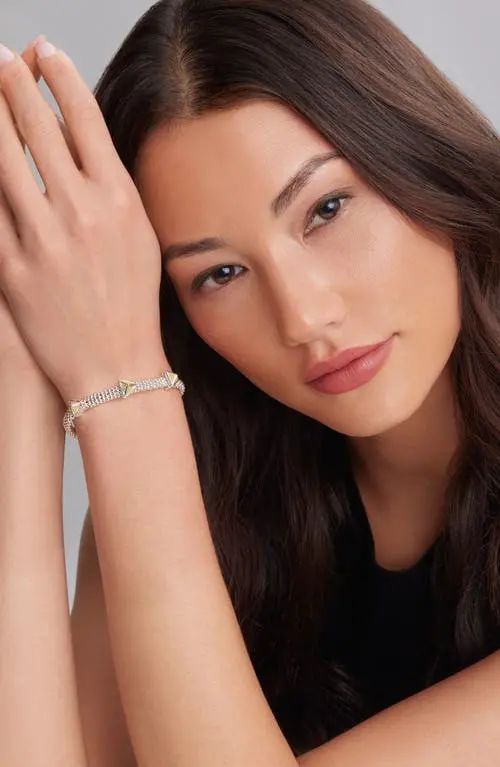 Lagos Ksl Three Pyramid Station Rope Bracelet