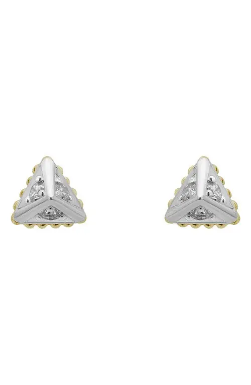 Lagos Ksl Diamond Stud Earrings - Silver