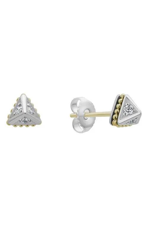 Lagos Ksl Diamond Stud Earrings
