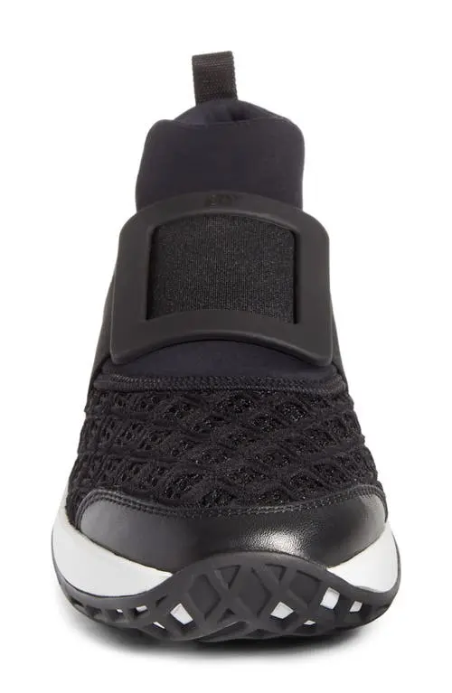 ROGER VIVIER Viv Run Slip-on Sneakers - Black