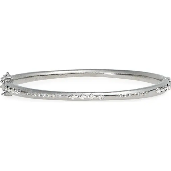 Armenta Crivelli Hinge Bracelet With Champagne Diamonds In Sterling - Silver