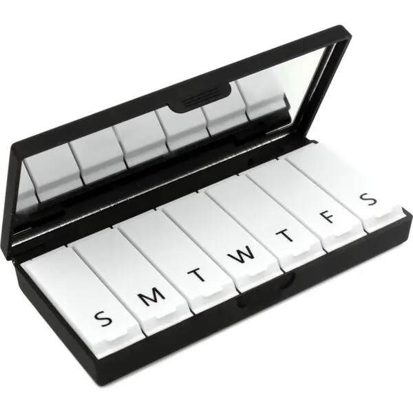 PORT AND POLISH Pill Box - Black