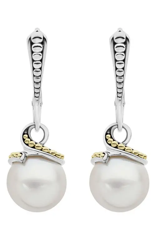 Lagos Luna Drop Earrings - Silver