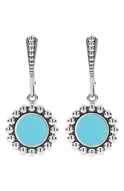 Lagos Sterling Ceramic Drop Earrings