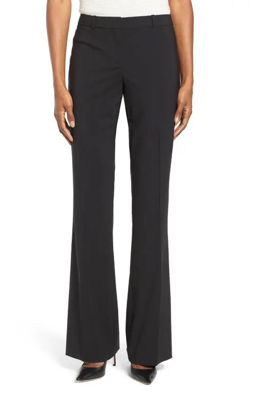 BOSS Tropical Stretch Wool Trousers - Blk