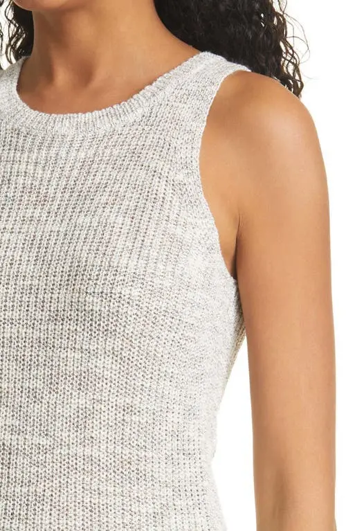 LINE LABEL Ribbed Sleeveless Sweater Tank