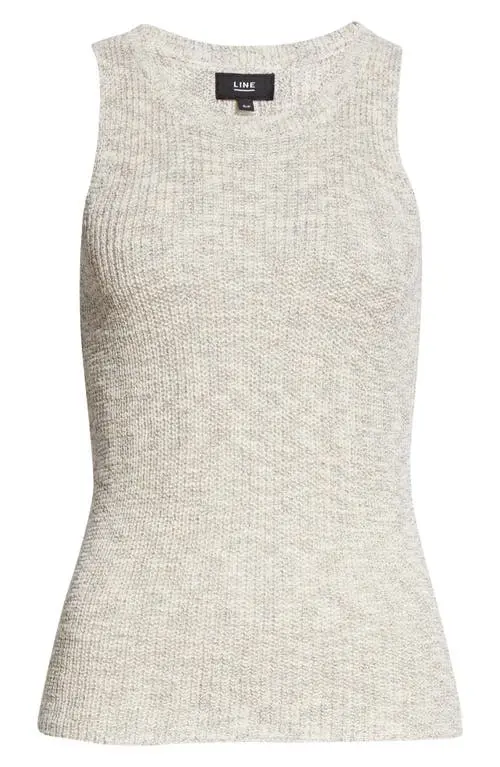 LINE LABEL Ribbed Sleeveless Sweater Tank