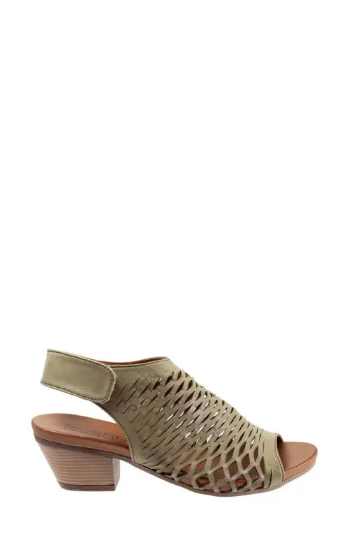 BUENO Lacey Slingback Sandal - Sage Leather