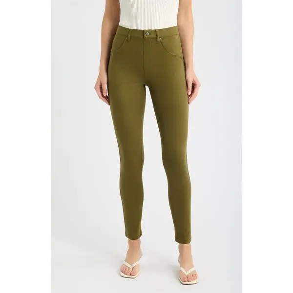 Hue Ultrasoft Denim Leggings - Dark Olive