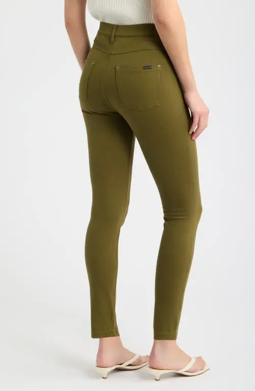 Hue Ultrasoft Denim Leggings - Dark Olive