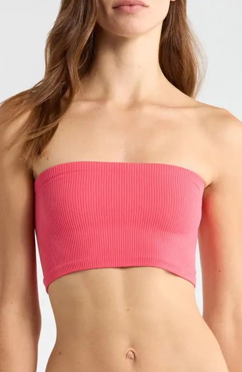 Free People Amelia Bandeau Bra - Tart Berry