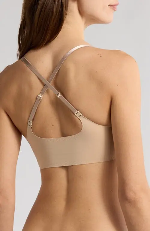 TRUE & CO The True Body Triangle Convertible Strap Bralette - Desert
