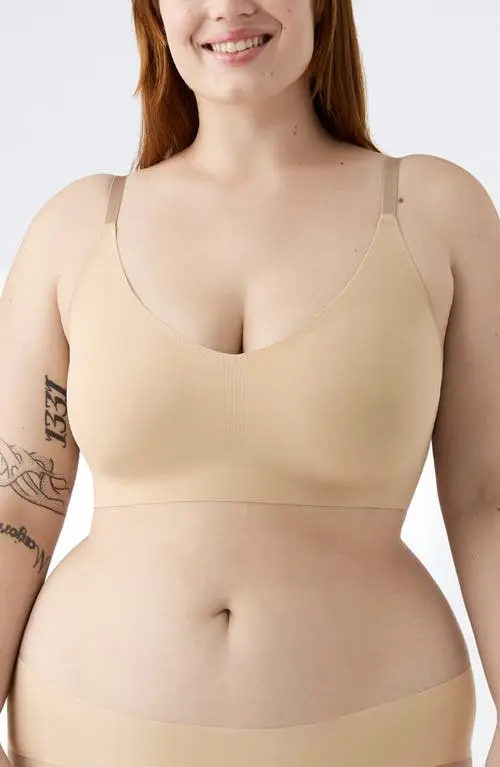 TRUE & CO The True Body Triangle Convertible Strap Bralette - Desert