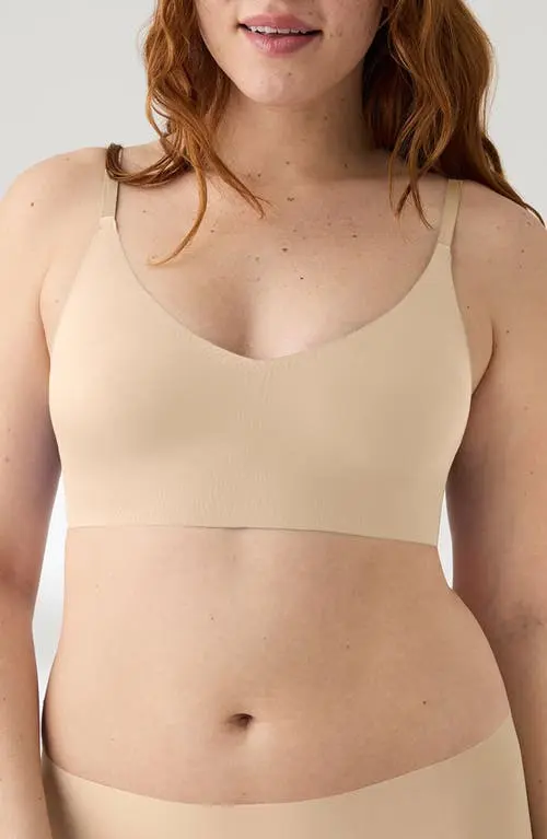 TRUE & CO The True Body Triangle Convertible Strap Bralette - Desert
