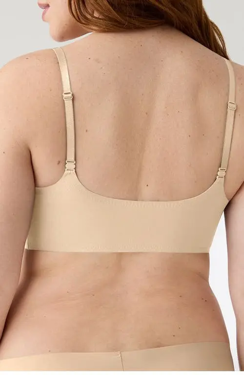 TRUE & CO Triangle Convertible Strap Bralette - Desert