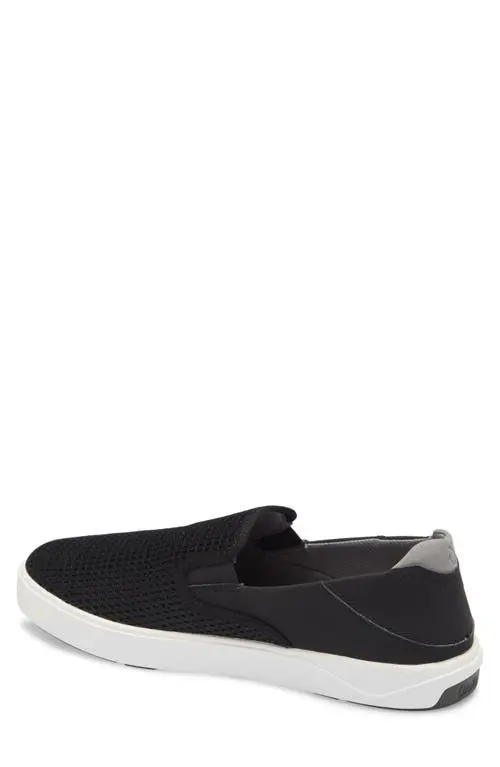 Olukai Lae'ahi Slip-on Sneaker - Black/black