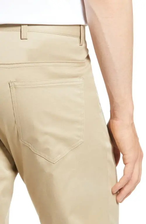 Berle Charleston Cotton Stretch Twill Chino Pants - Khaki