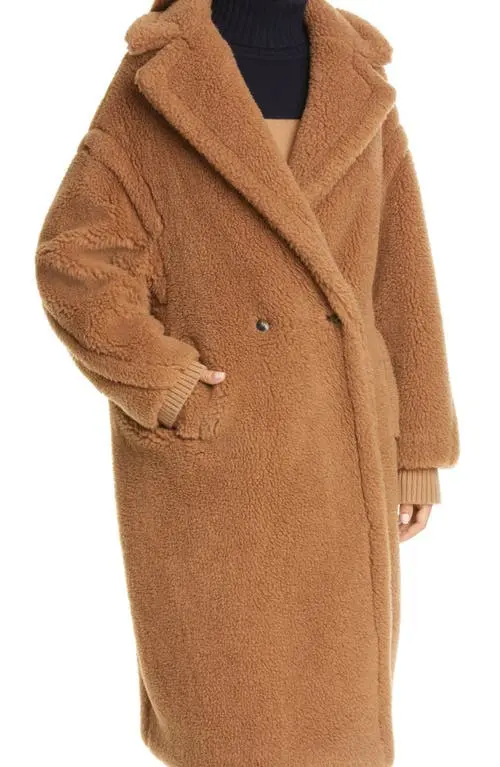 Max Mara Teddy Bear Icon Coat - Camel