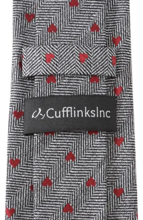 CUFFLINKS, INC. Herringbone Linen Neck Tie