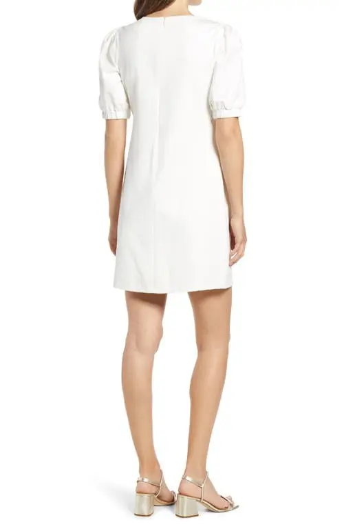 Eliza J Puff Sleeve A-line Dress