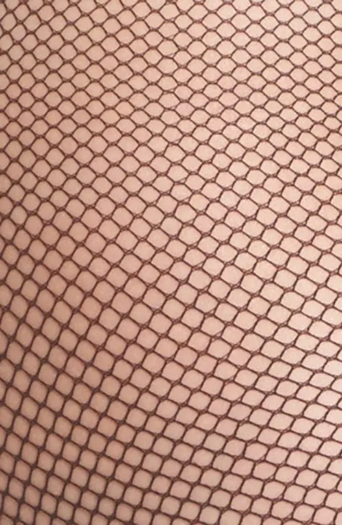 Oroblu Tricot Fishnet Tights - Black
