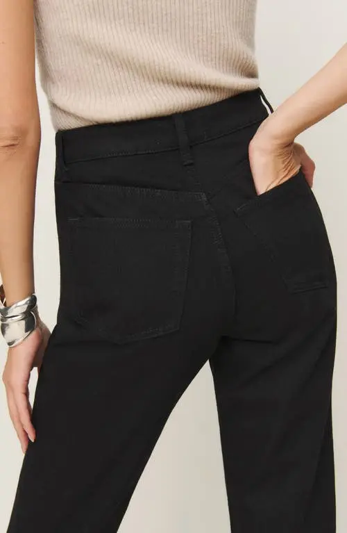 REFORMATION Cynthia High-rise Relaxed Jeans - Black
