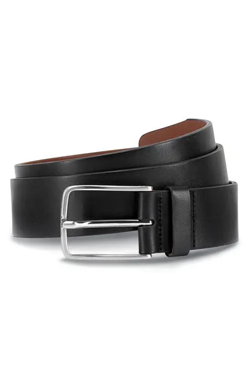 Allen Edmonds Broadway Avenue Leather Belt - Black Calfskin