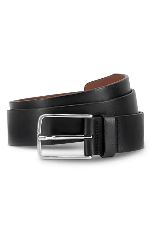 Allen Edmonds Broadway Avenue Leather Belt - Black Calfskin