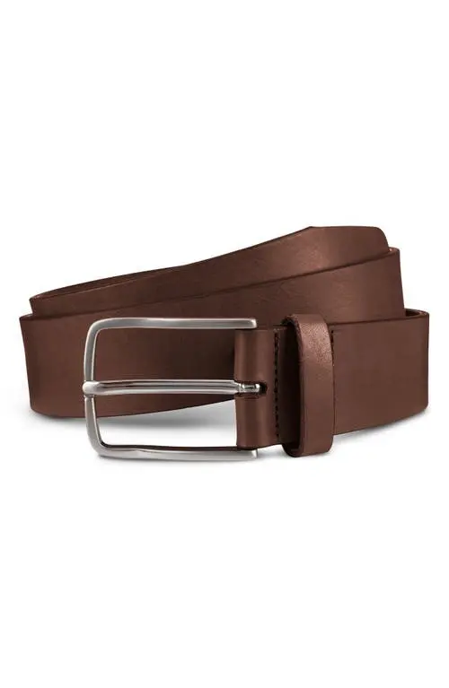 Allen Edmonds Broadway Avenue Leather Belt - Coffee Brown