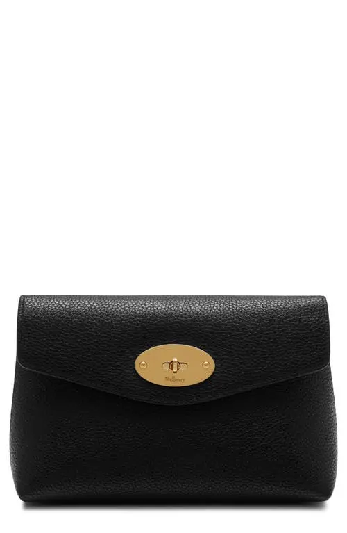 Mulberry Darley Leather Cosmetics Pouch - Black