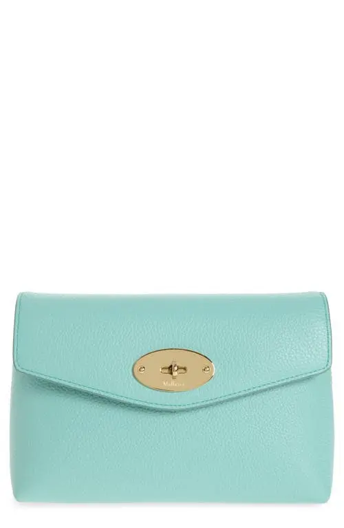 Mulberry Darley Leather Cosmetics Pouch - Marina Blue